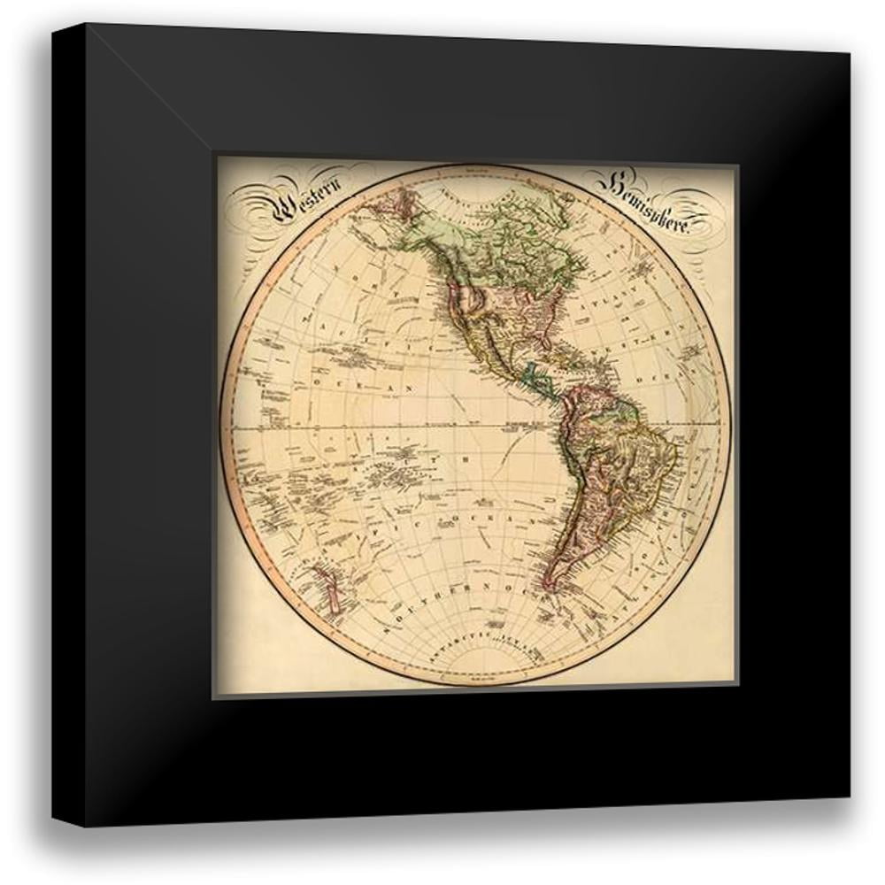 Lizars, Daniel 15x15 Black Modern Framed Museum Art Print Titled ...