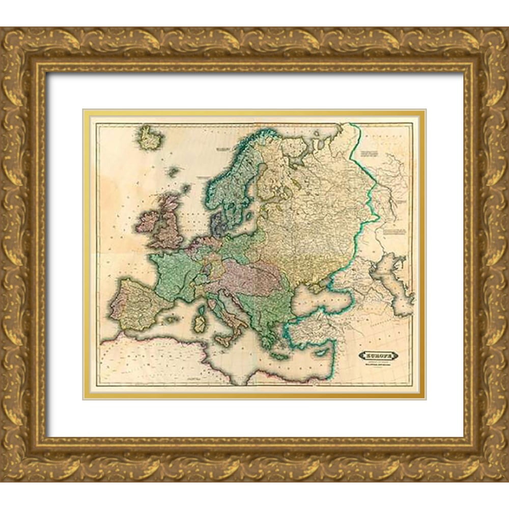 Lizars, Daniel 17x15 Gold Ornate Wood Framed with Double Matting Museum ...