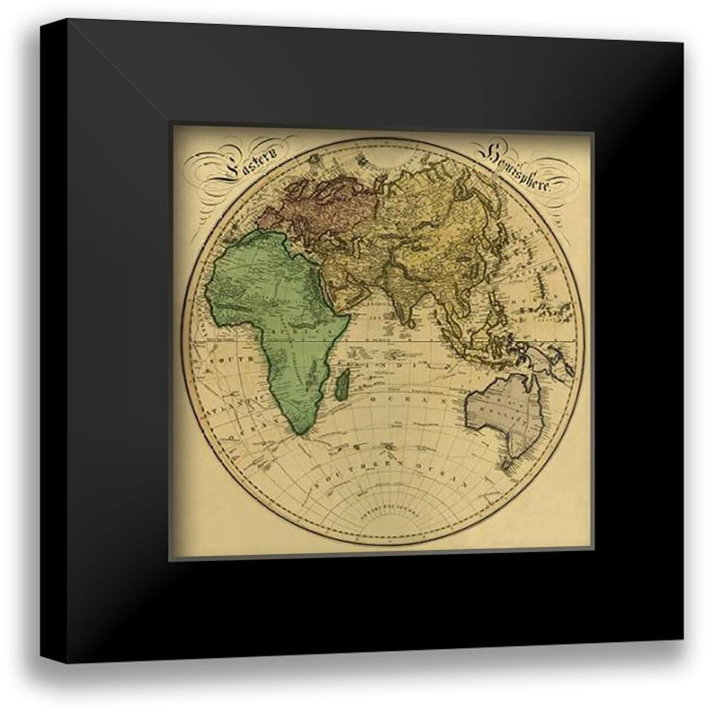 Lizars, Daniel 20x20 Black Modern Framed Museum Art Print Titled ...