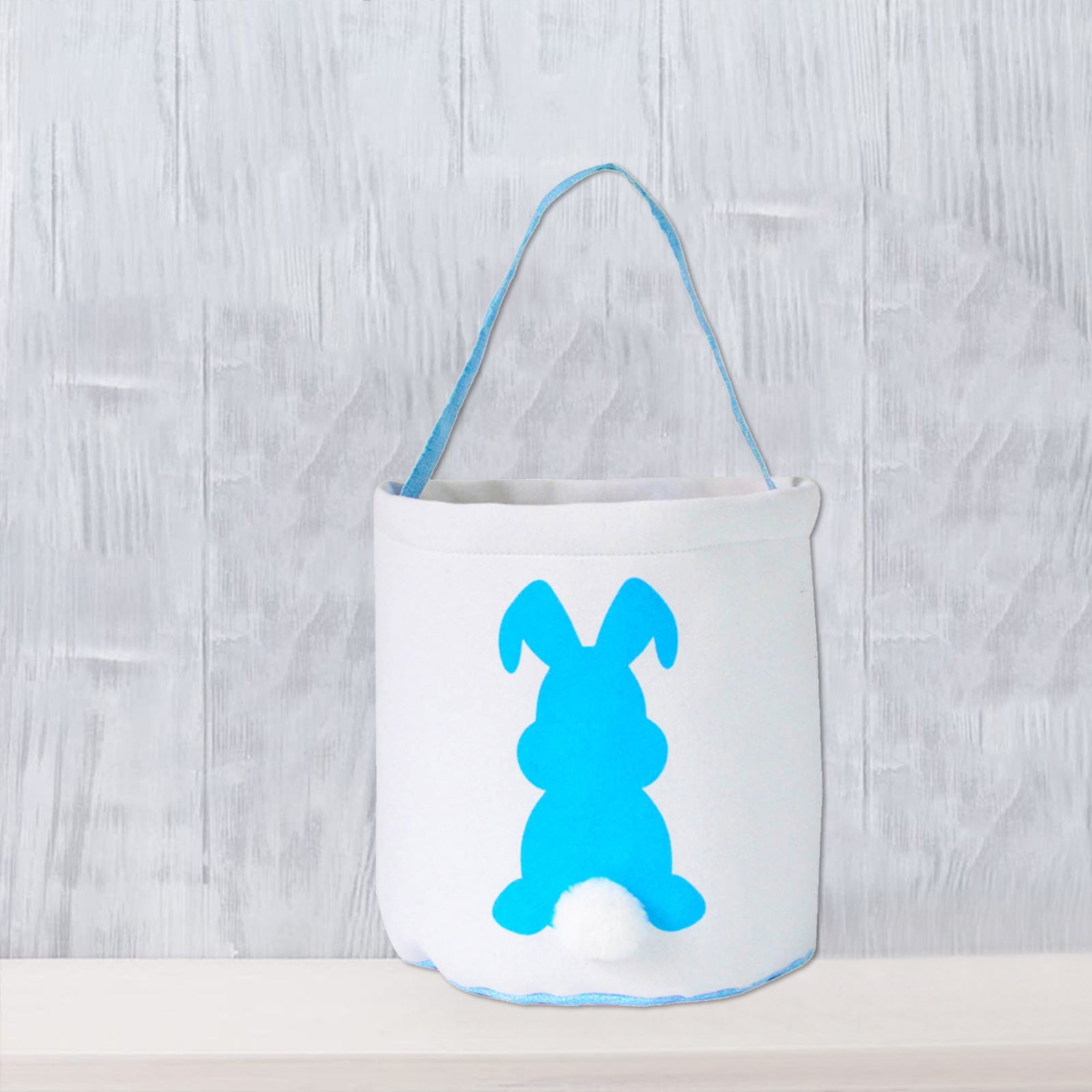 Lizheee Clear Clothes Storage Cylinder Silk Screen Plush Rabbit Easter ...