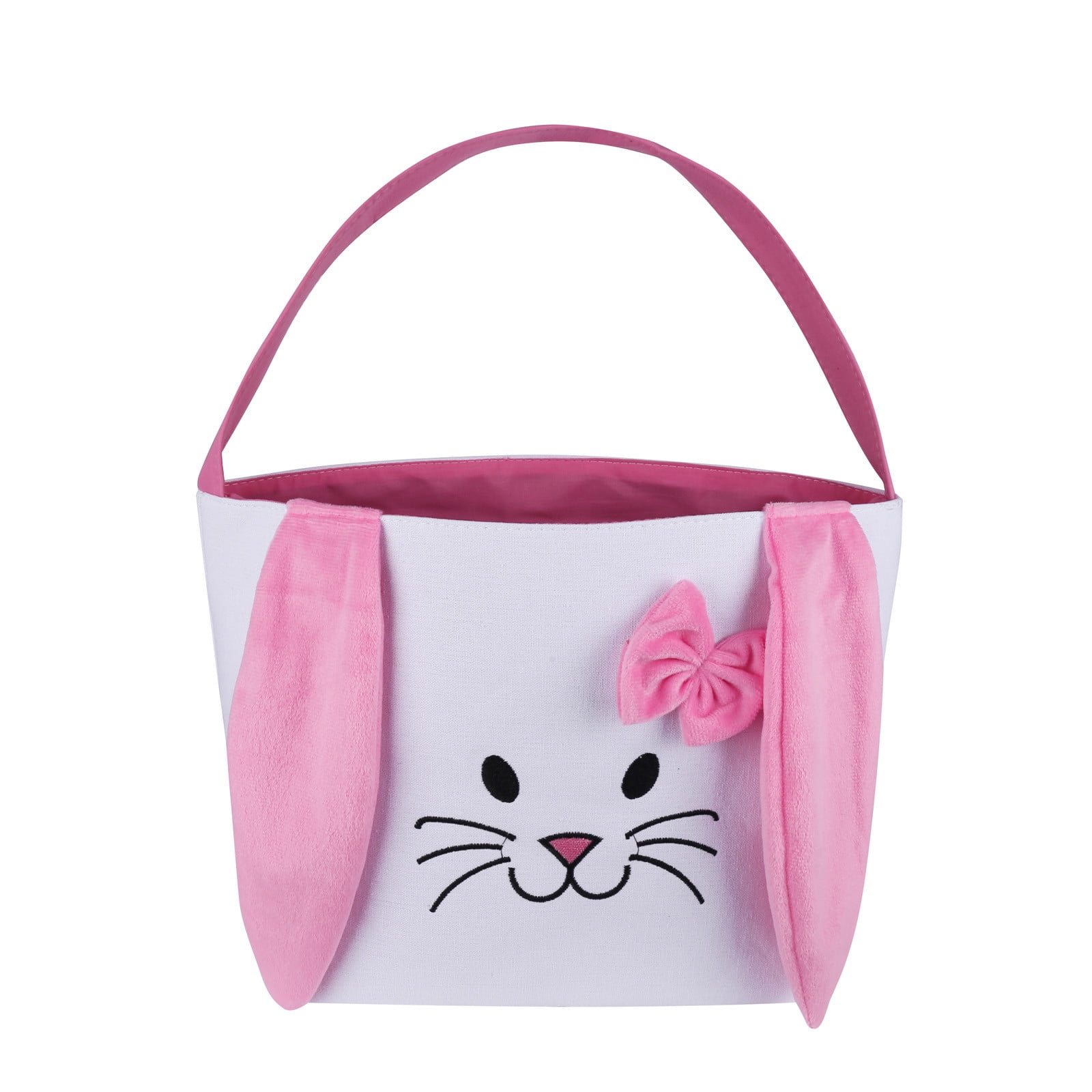 Lizheee Easter Bunny Bags Easter Bunny Cotton Fabric Bunny Ear Tote ...