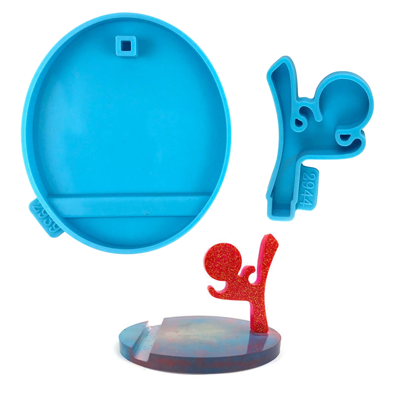 Lizheee Extra Large Silicone Mats for Resin DIY Cute Animal Phone ...