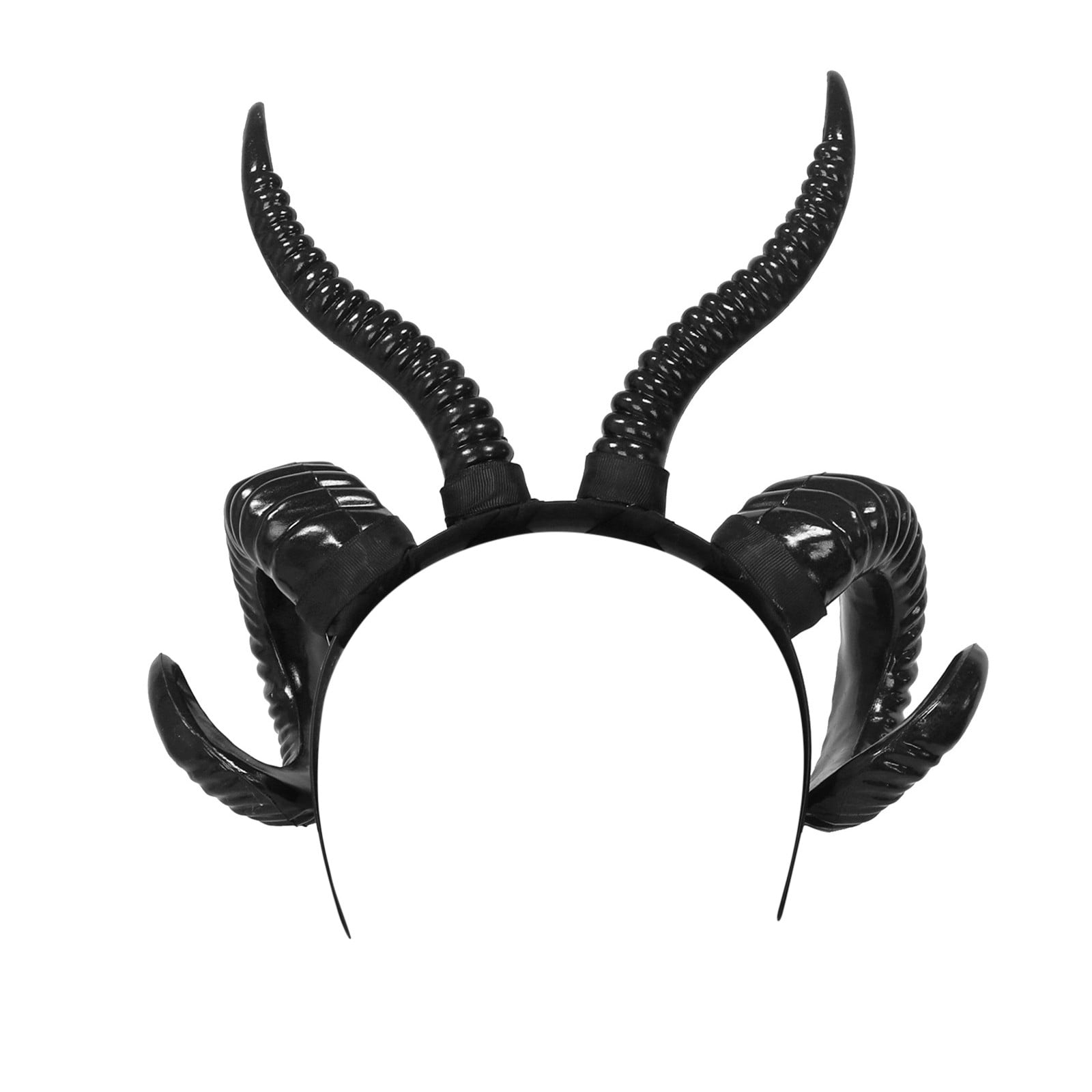 Lizheee Gothic Horn Hoop Headband Animal Exhibition Horns No Dent Hair ...
