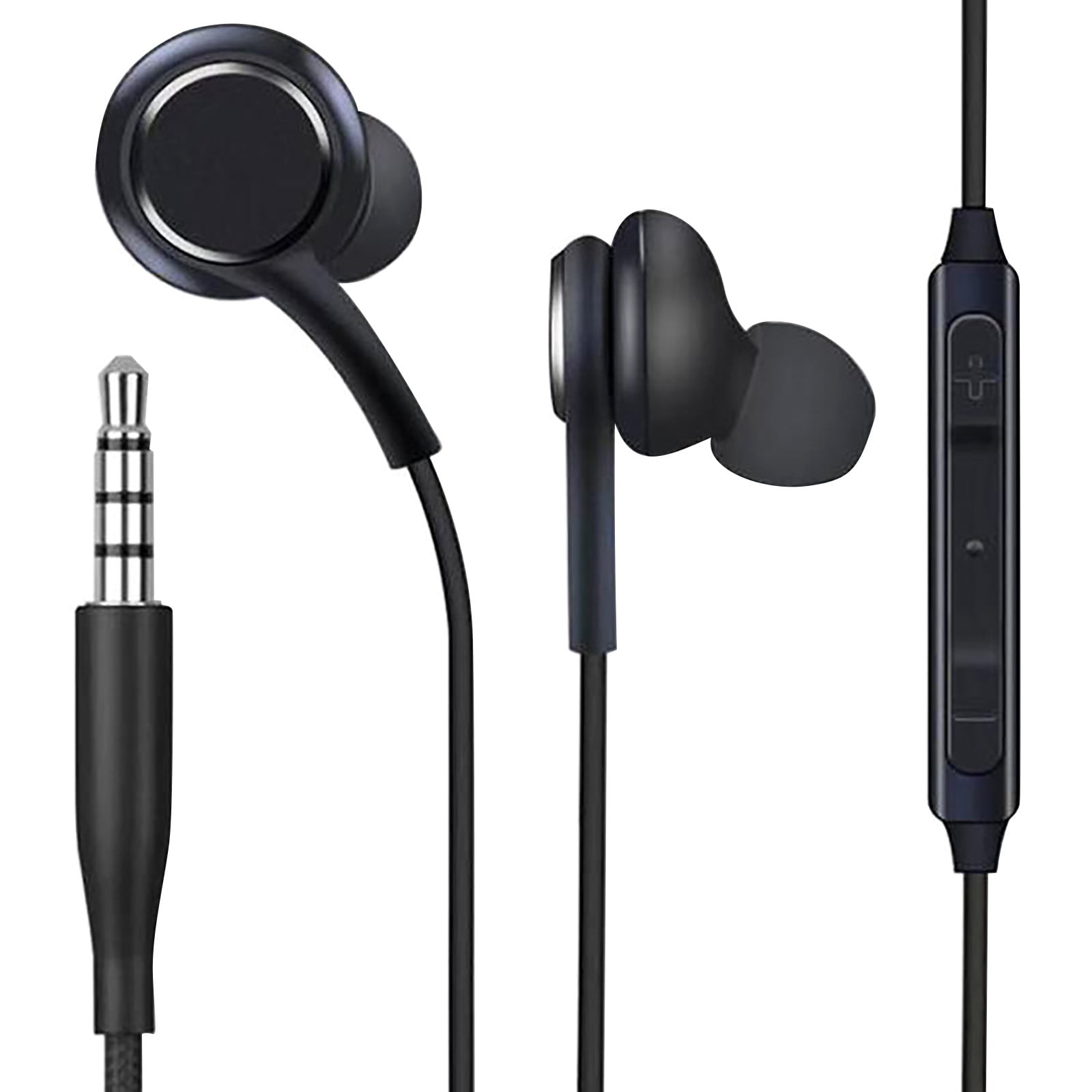 Lizheee Headphones with Extra Long Cord 2PC Earphones In Ear Headphones ...