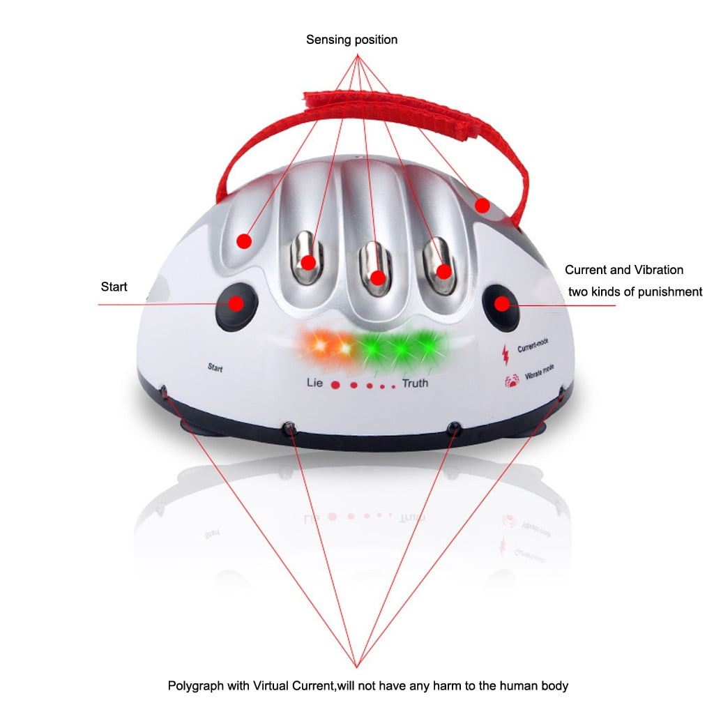 Lizheee Lie Polygraph Electric Liar Warm-up Game Adjustable Toddler for ...