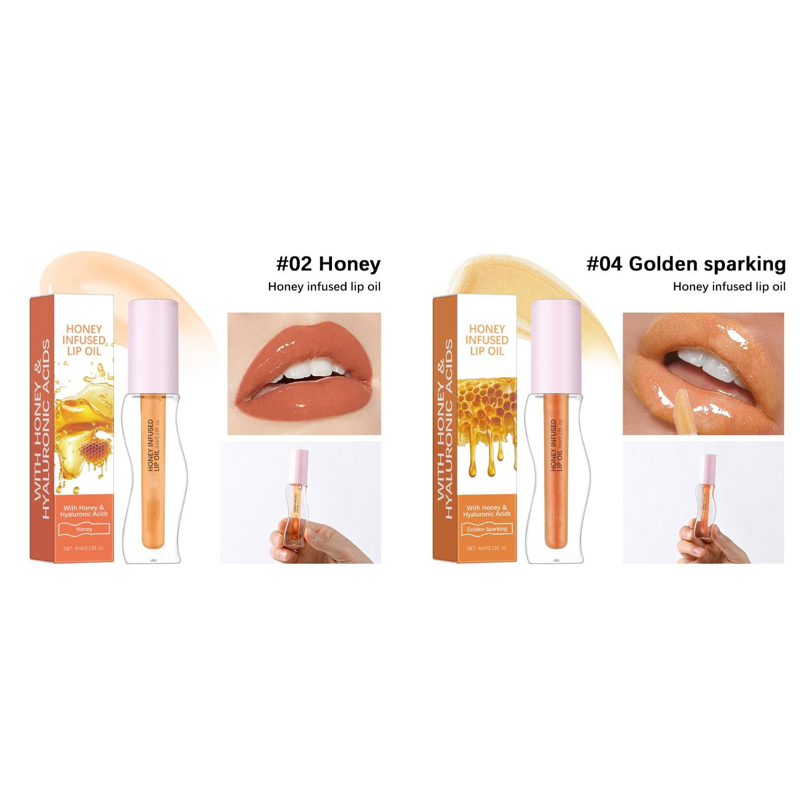 Lizheee Lip Oil Cute Pouty Lips Brighten Fine Moisturizing Fruity Lip