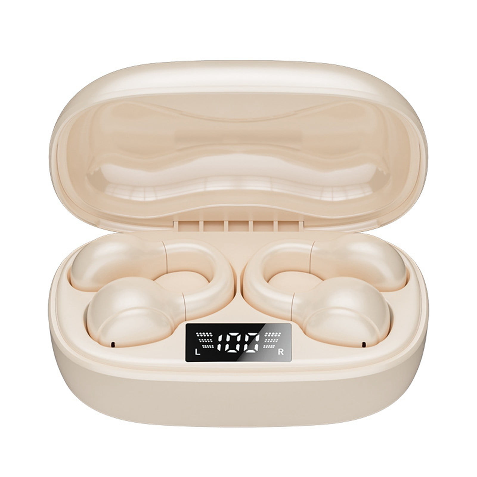 Lizheee Mini True Wireless Headphones 5.3 Clip On Air Conduction ... Lizheee Mini True Wireless Headphones 5.3 Clip On Air Conduction ...