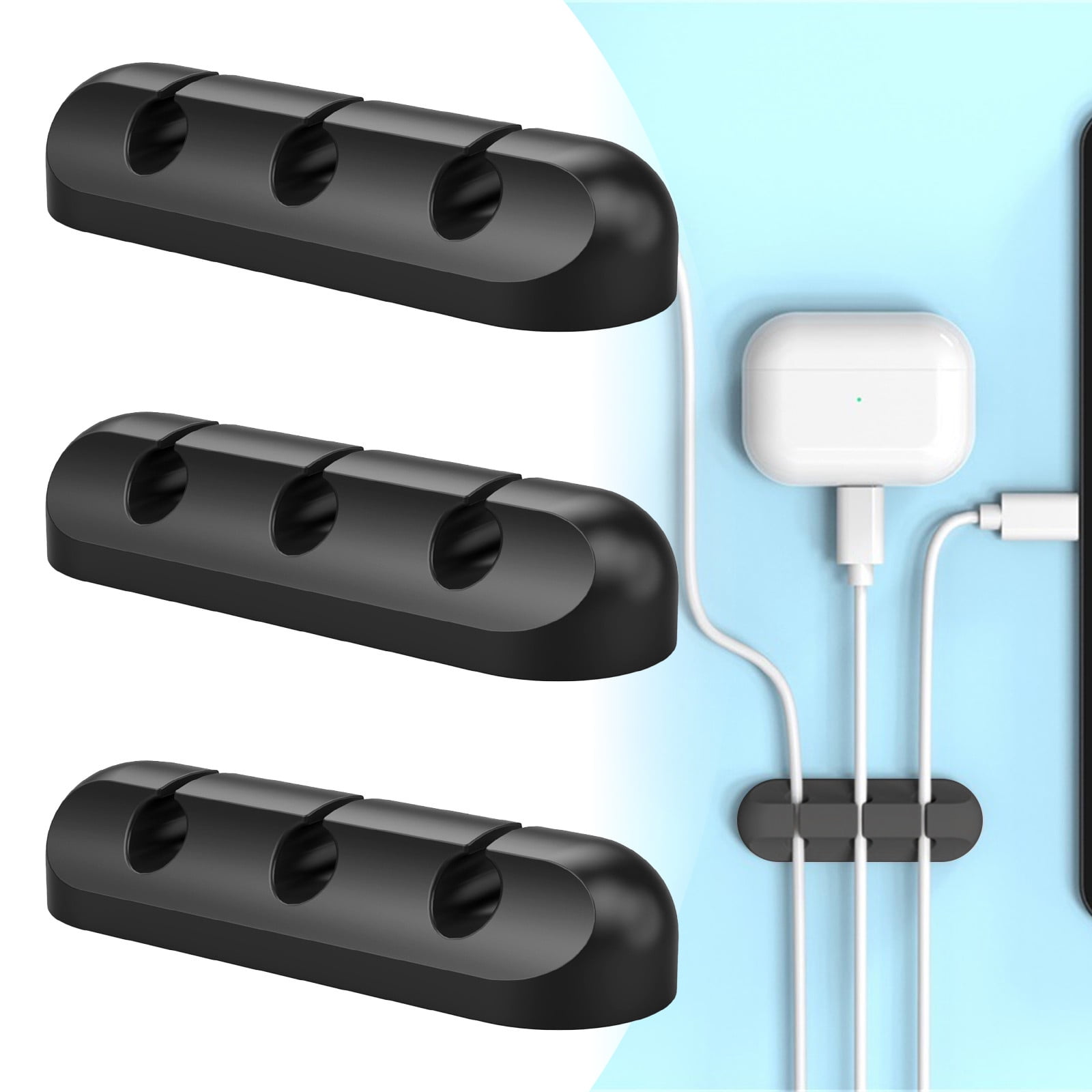 Lizheee Reader Hub Earphone Charging Clamp Fixer Wire Network Silicone ...