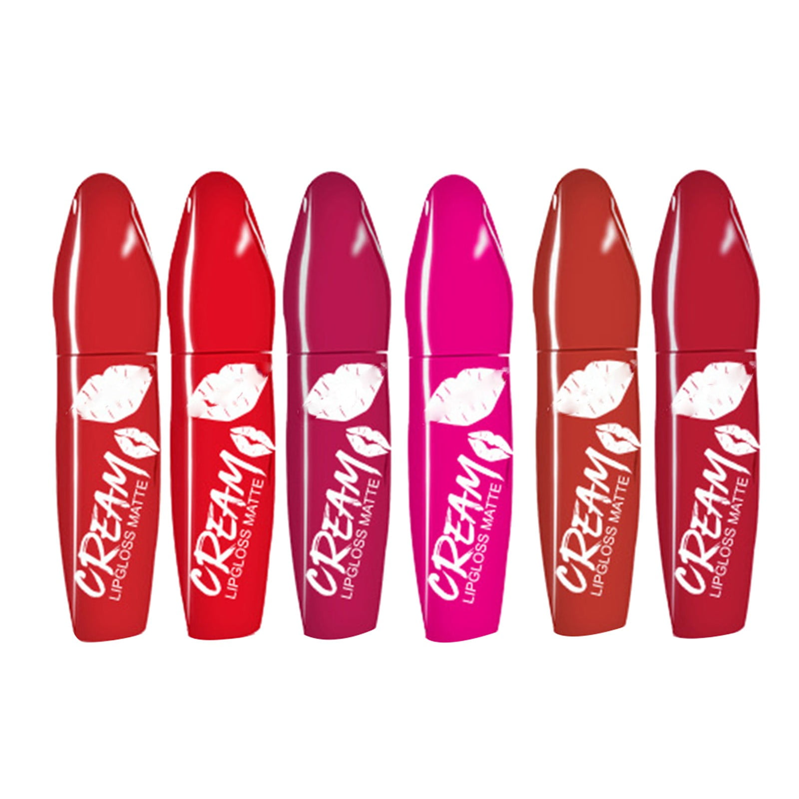 Lizheee Set Of Six Long Lasting Lip Stains Glosses And Lipsticks That ...
