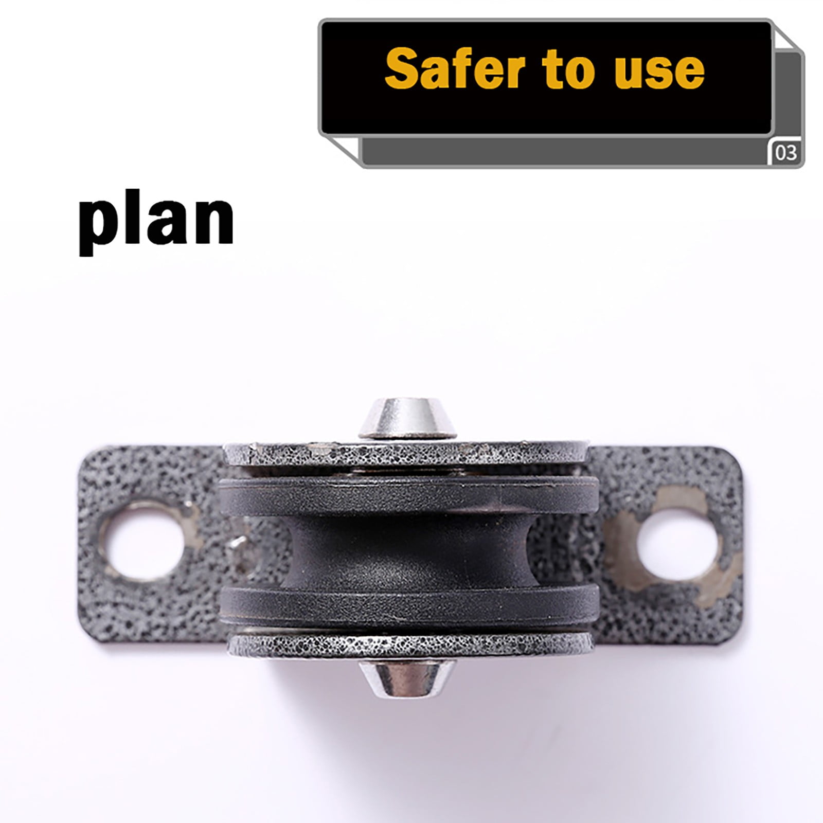 Lizheee Silent Fixed Pulley, Hoisting Wheel, Ground Wheel, Wire Rope ...