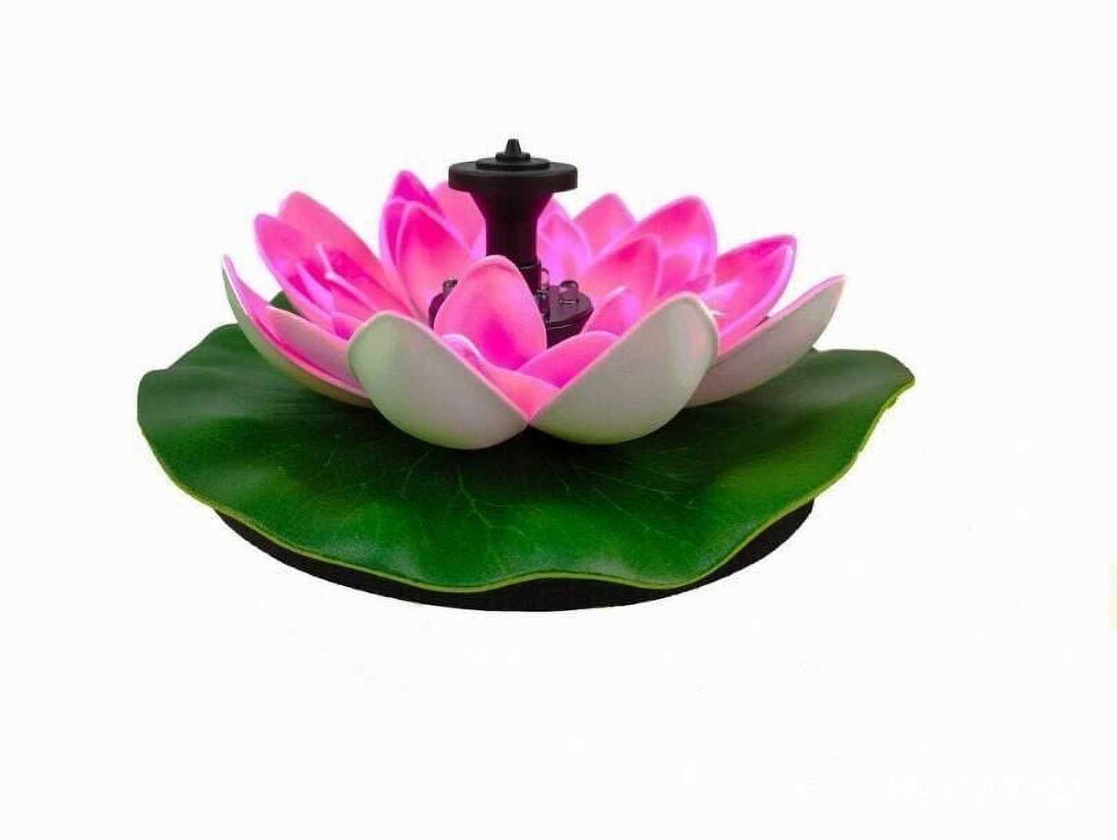 Lizheee Solar Floating Outdoor Pool Water Feature Floating Yard ...