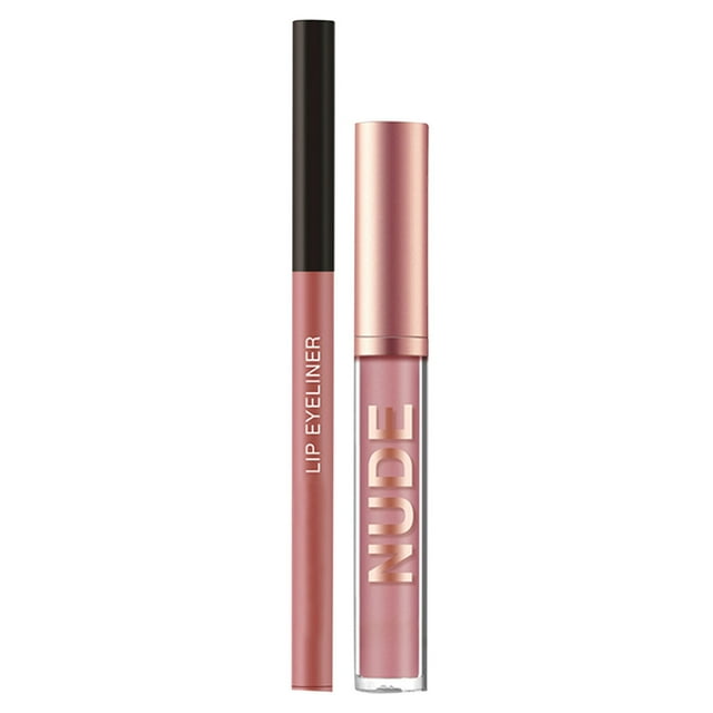 Lizheee Two Faced Lip Gloss Punch Lip Glaze 2 5ml Lipliner Combination