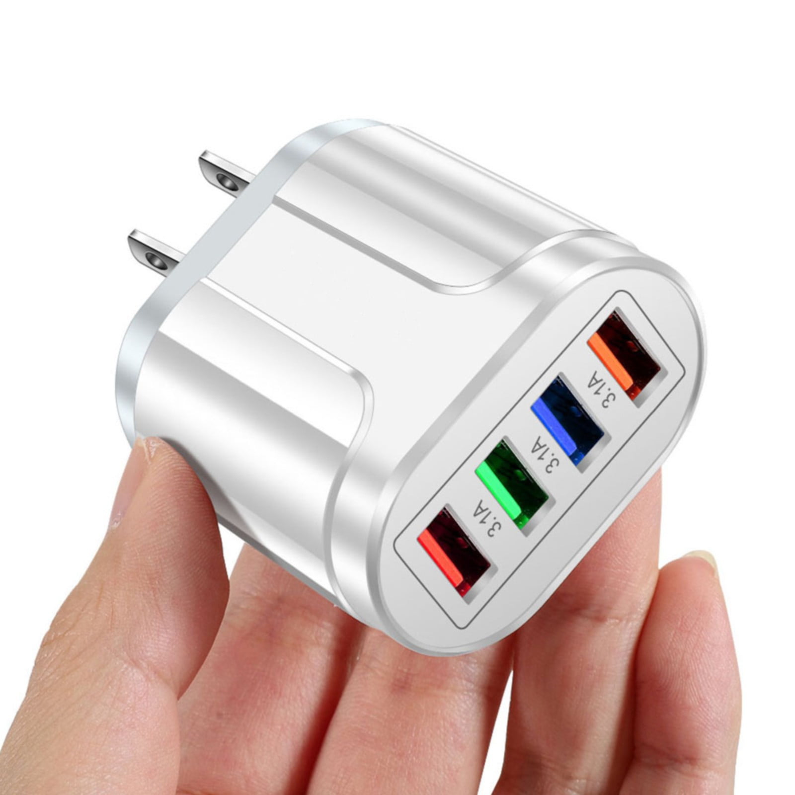 Lizheee Type C Power Brick Glowing USB Phone Charger Portable 4 Ports 3 ... Lizheee Type C Power Brick Glowing USB Phone Charger Portable 4 Ports 3 ...