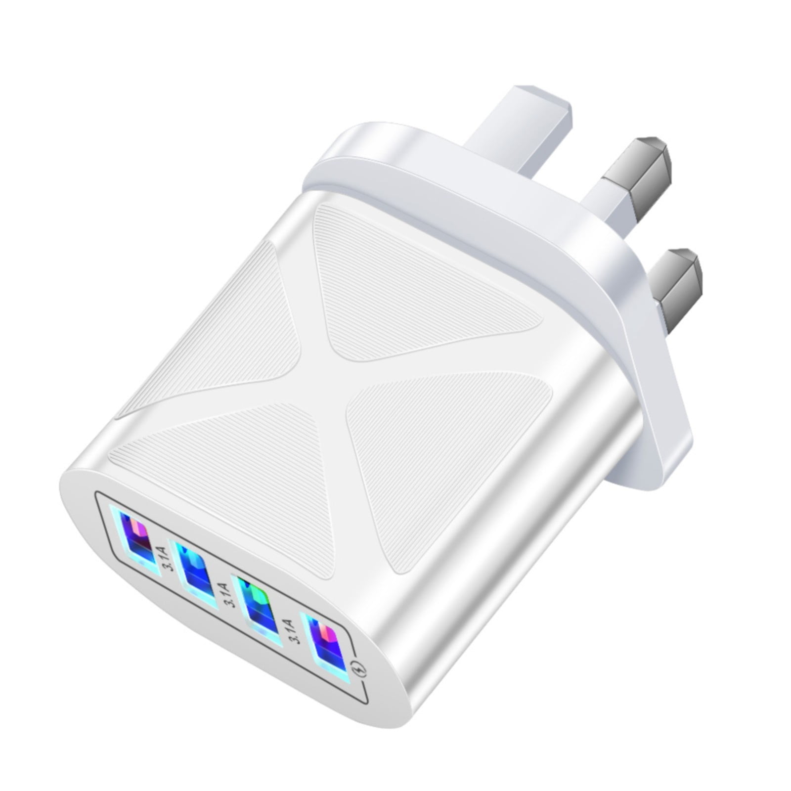 Lizheee USB Phone Charger Portable 4 Ports 3.1A Fast Charger Compact ... Lizheee USB Phone Charger Portable 4 Ports 3.1A Fast Charger Compact ...