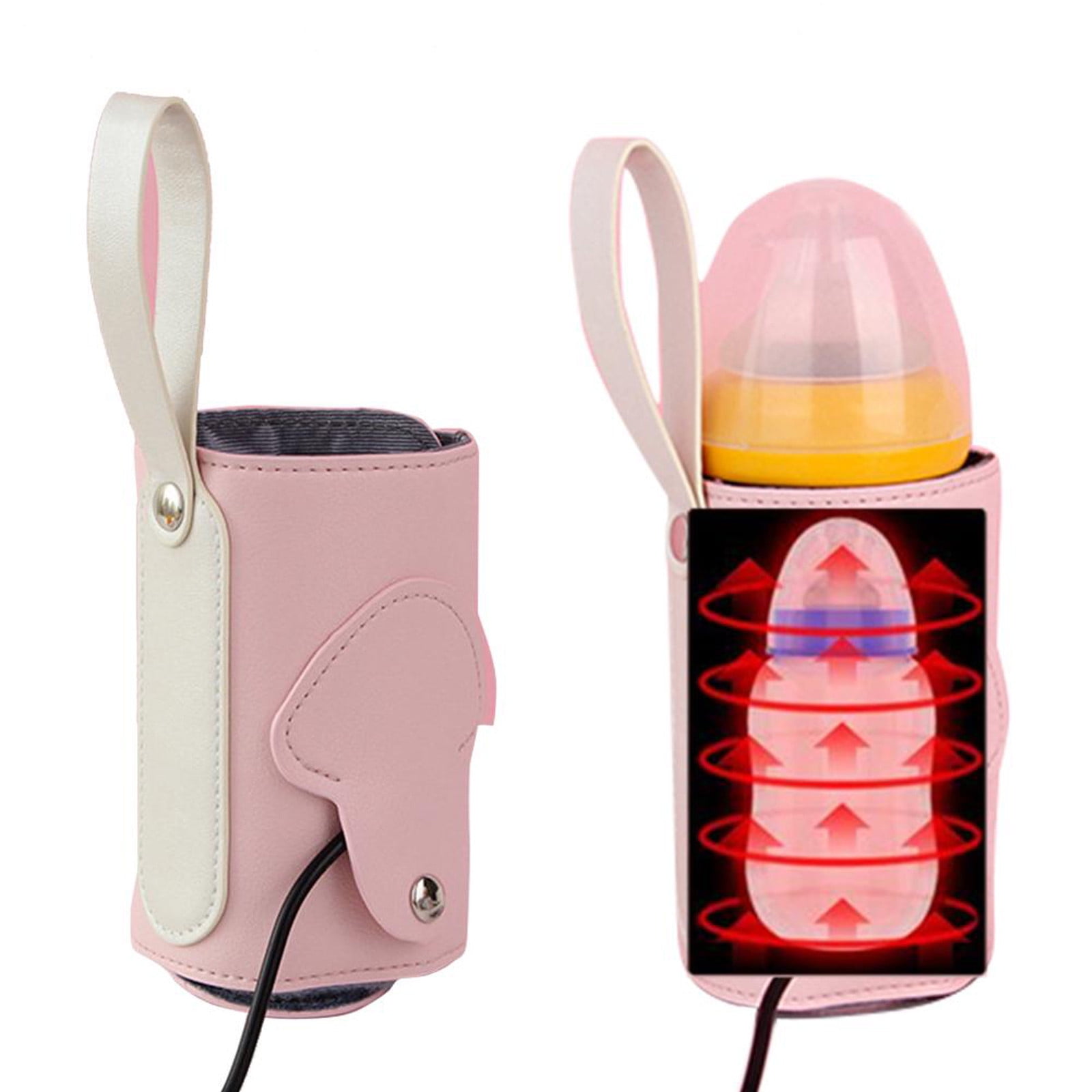 Lizheee Usb Baby Bottle Warmer Portable Travel Food Milk Heater Heated ...