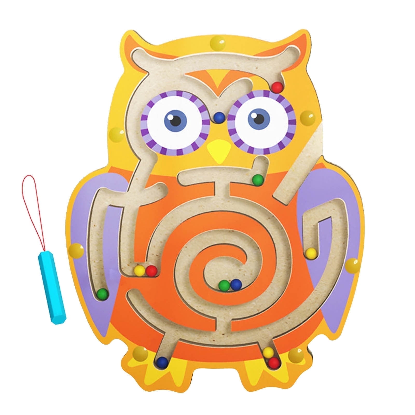 Lizheee Wooden Maze Toys For Kids Animal Interactive Puzzle Game Board ...