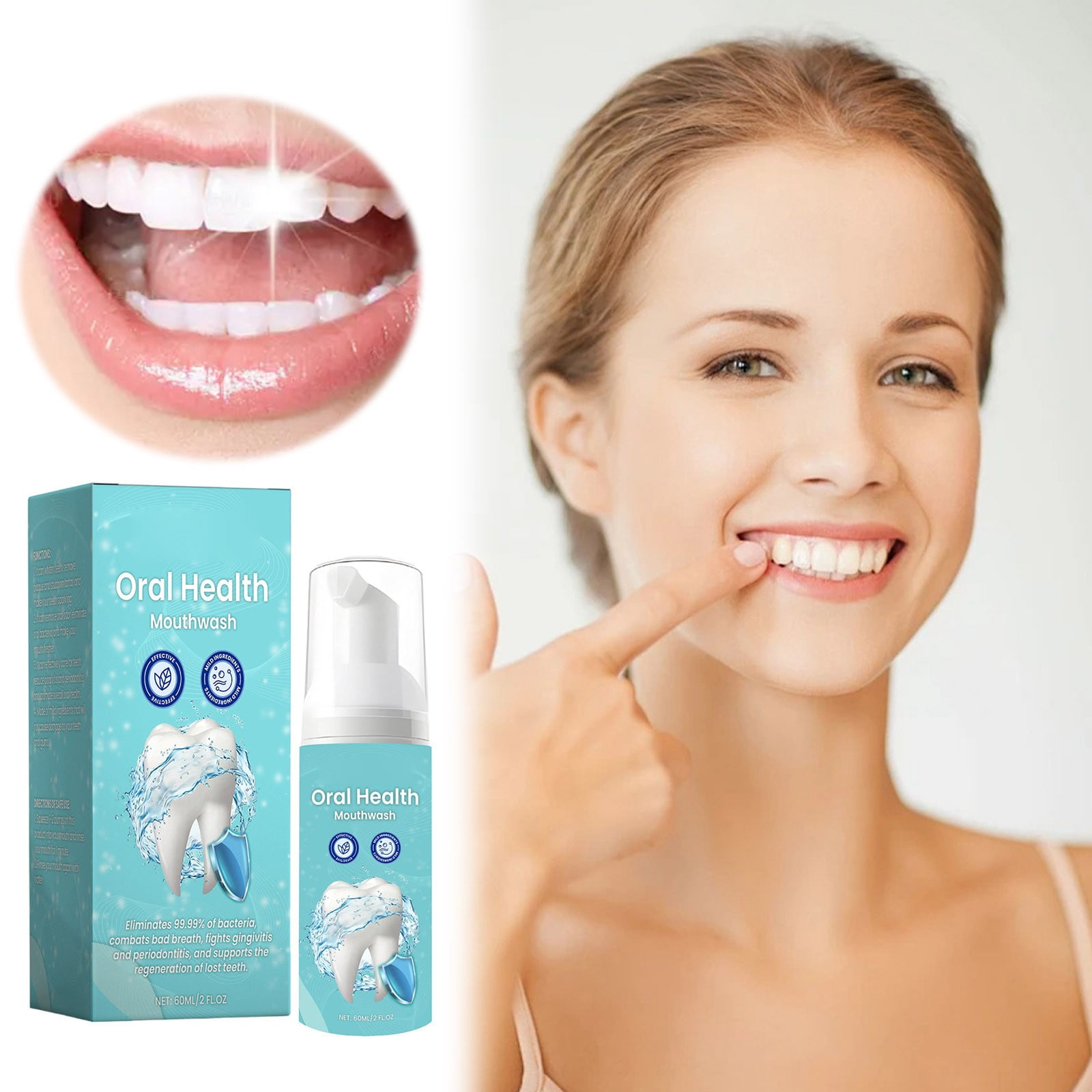 Lizheee for Braces Teeth Cleaning Teeth Cleaning Care Mouthwash Fresh ...