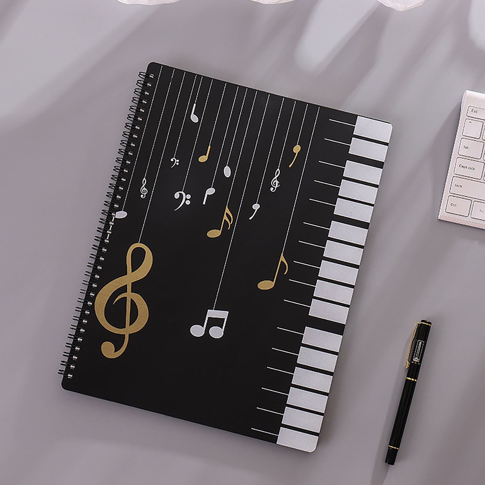Lizhowu 20Pages Sheet Music Folder Music File Folder 8.5x11 Inch Paper ...