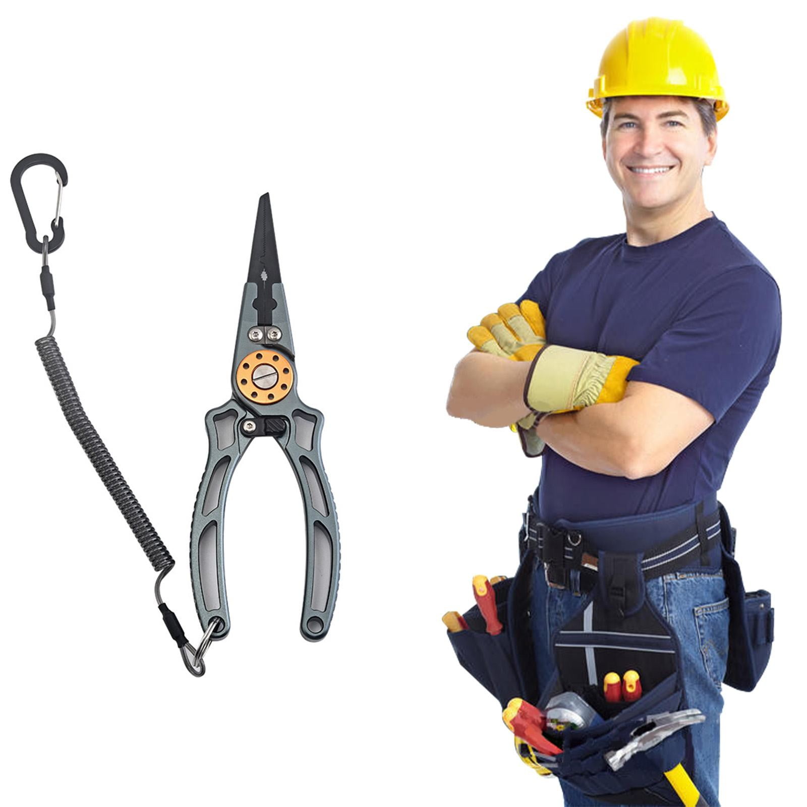 Lizhowu Fishing Pliers (Fishing Pliers) - Aluminum Braid Cutters Split ...