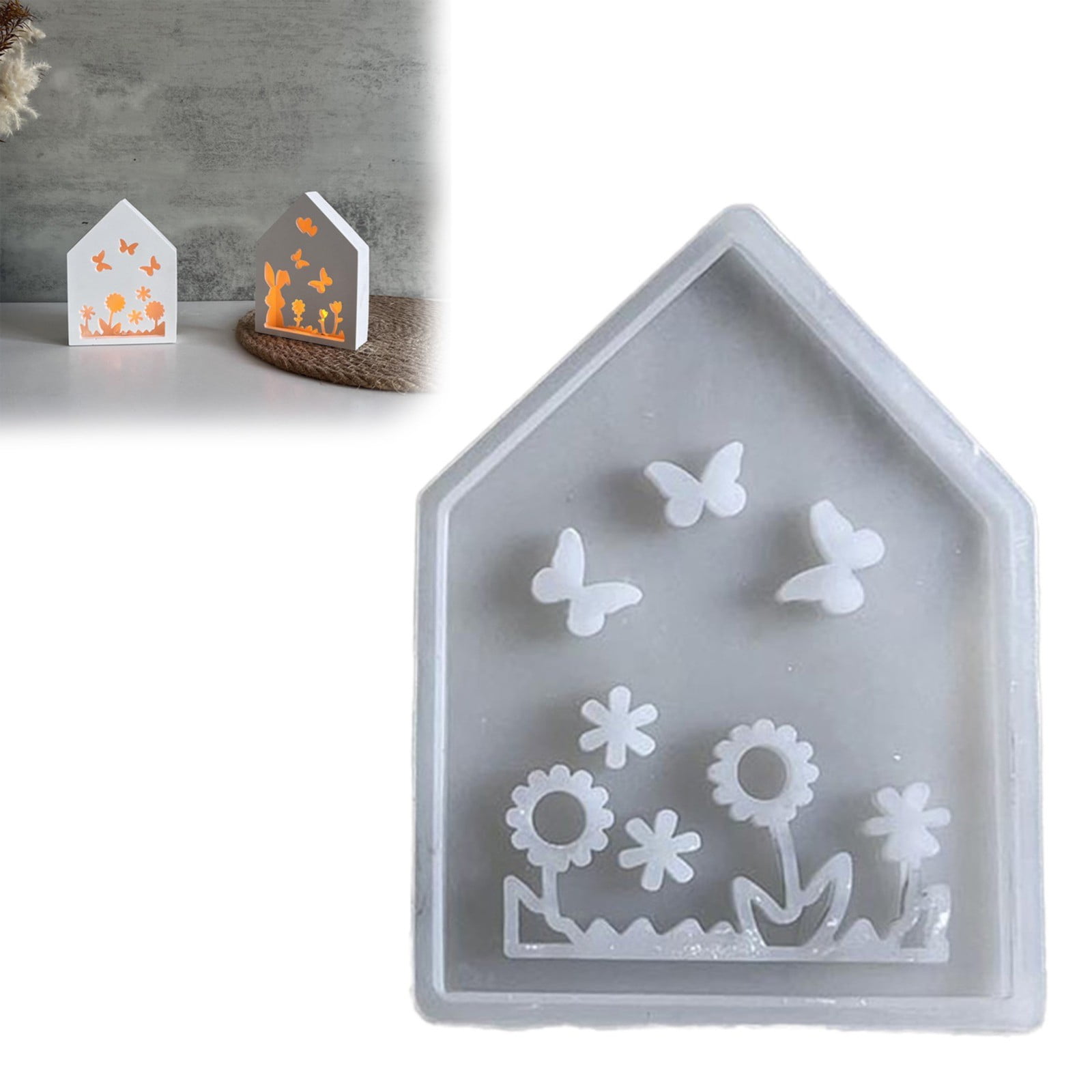 Lizhowu Silicone Mould Silicone Casting Easter Silicone House Silicone ...