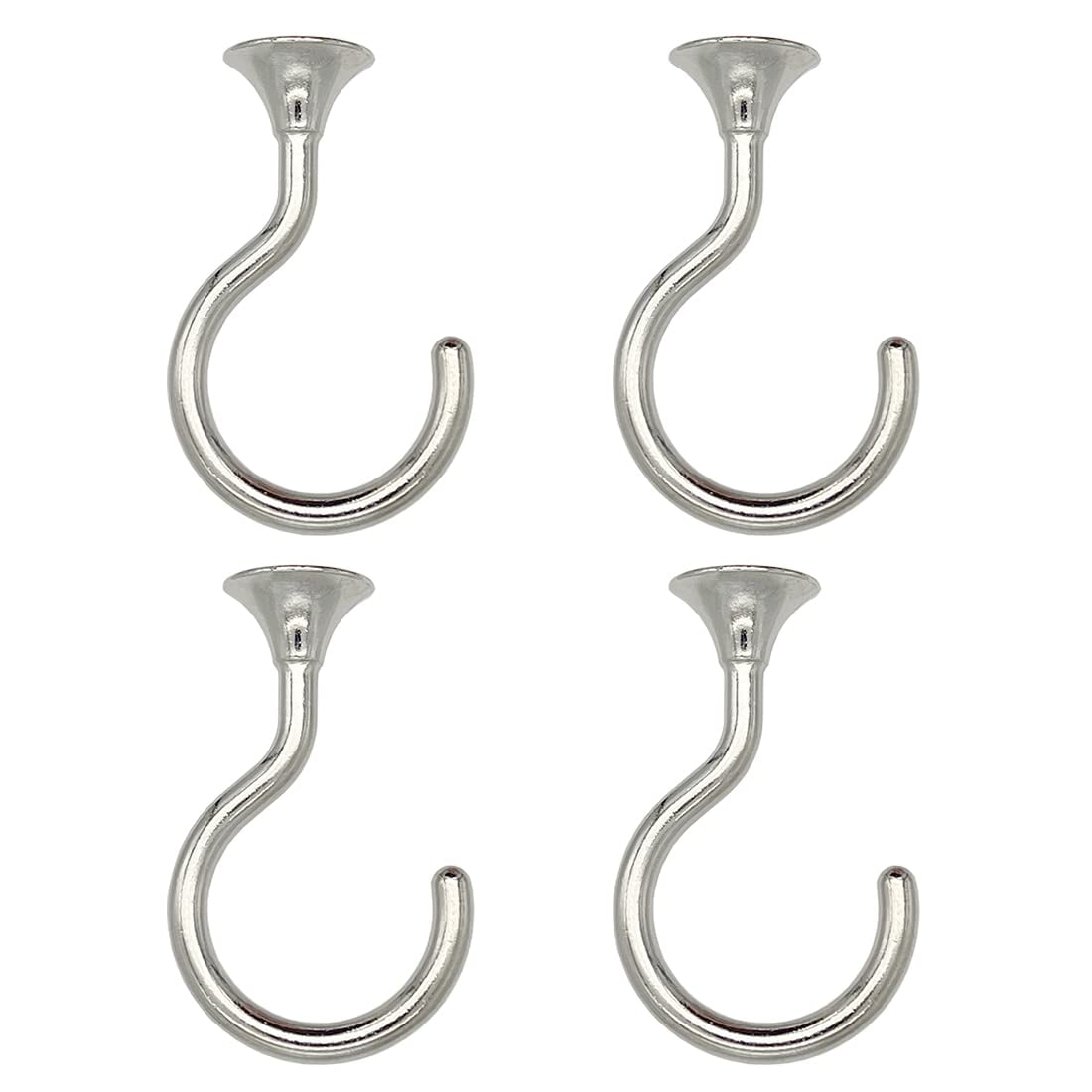 Lizntiate 4 Sets Ceiling Hook Large Swag Heavy Duty Swag Hook with ...