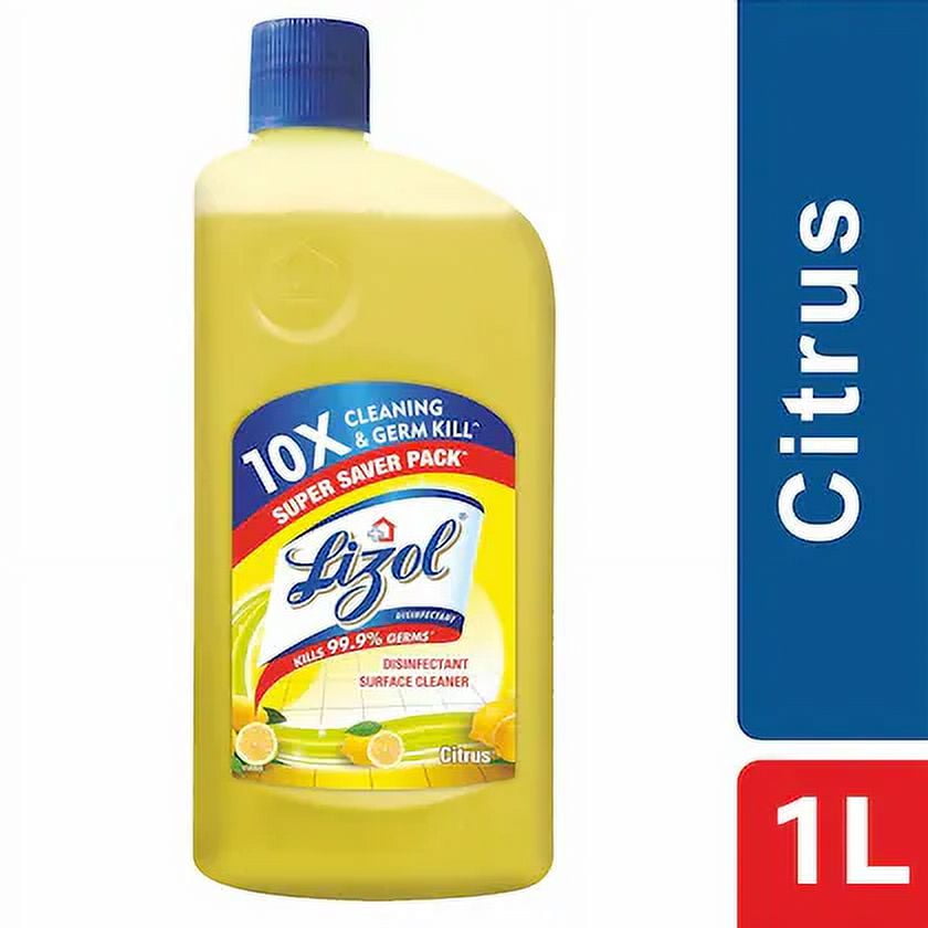 Lizol Citrus Disinfectant Surface Cleaner 1 L - Walmart.com