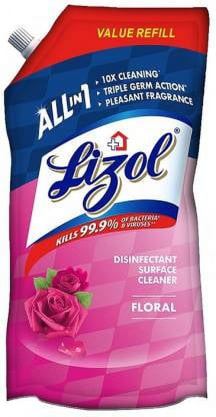 Lizol Disinfectant Surface Cleaner Floral (750 ml) - Walmart.com