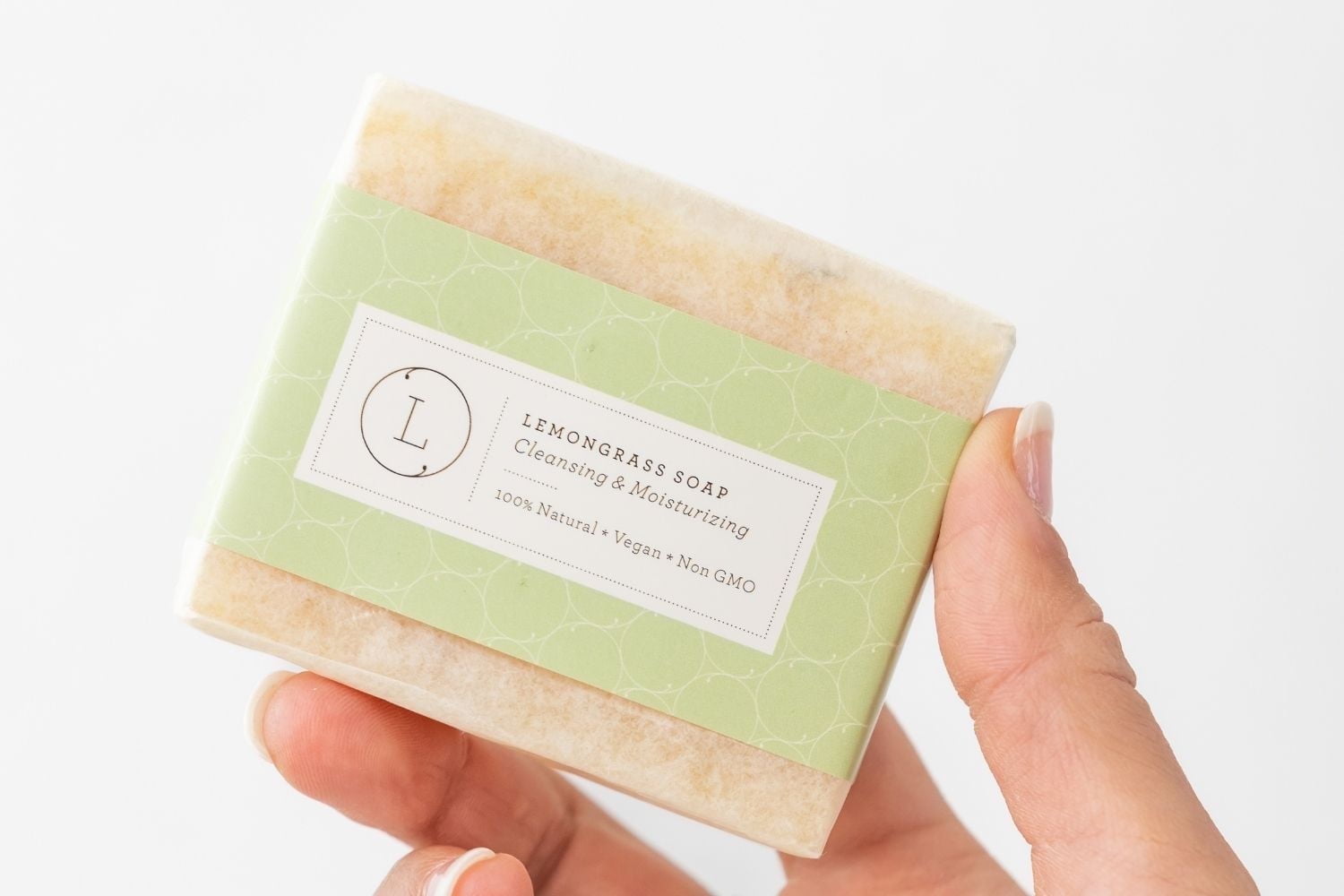 Lizush - 2 X Lemongrass Natural Soap Bar, Handmade Body Soap Gift ...