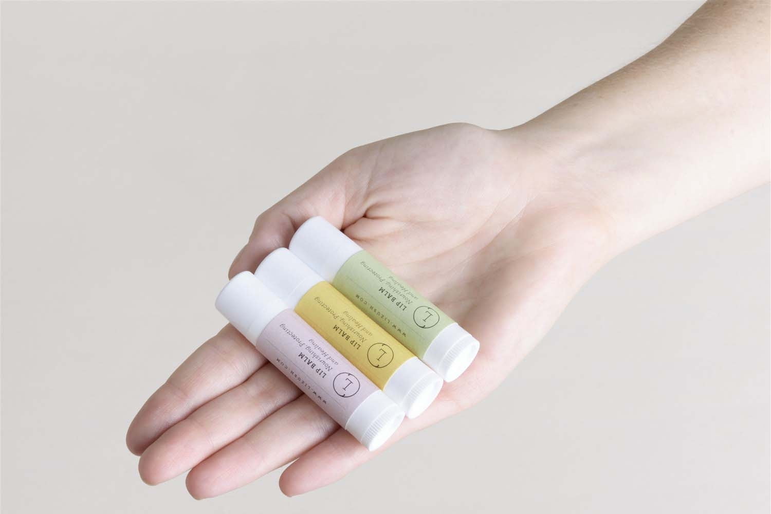 Lizush - Lip Balm, Set of 3 Natural Unscented Lip Balms - Walmart.com