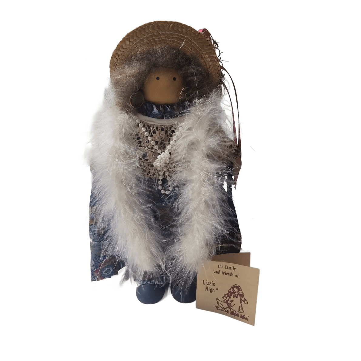 Lizzie High Wood Doll "Olivia High" Tea Party Ladie & Friends 1987 ...