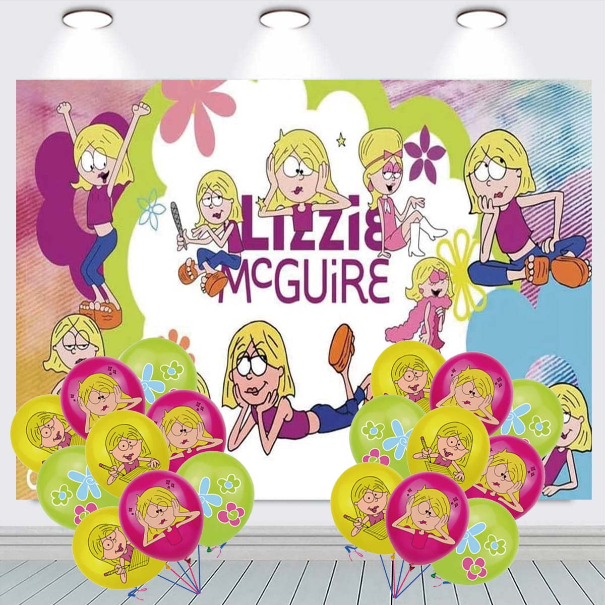 Lizzie Mcguire Party Decorations Balloons Taspestry Backdrop Banner ...