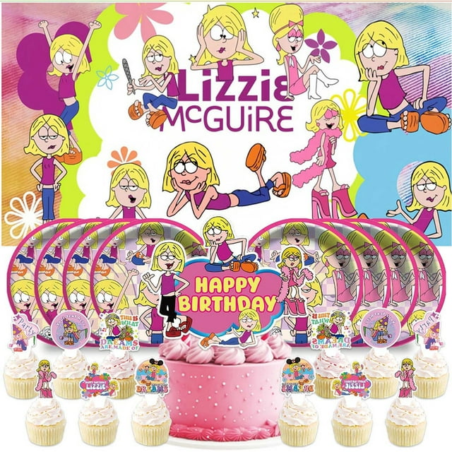 Lizzie Mcguire Party Supplies Plates Decor Decorations Backdrop ...