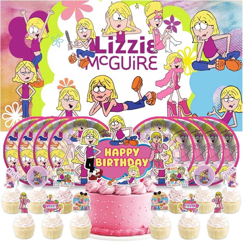 Lizzie Mcguire Party Supplies Plates Decor Decorations Backdrop ...