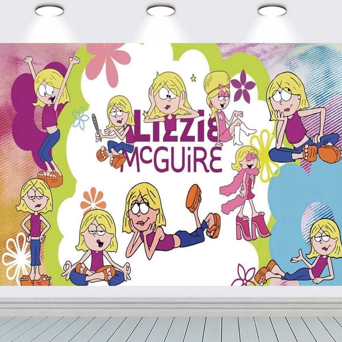Lizzie Mcguire school Background Banner Birthday Backdrop Party ...