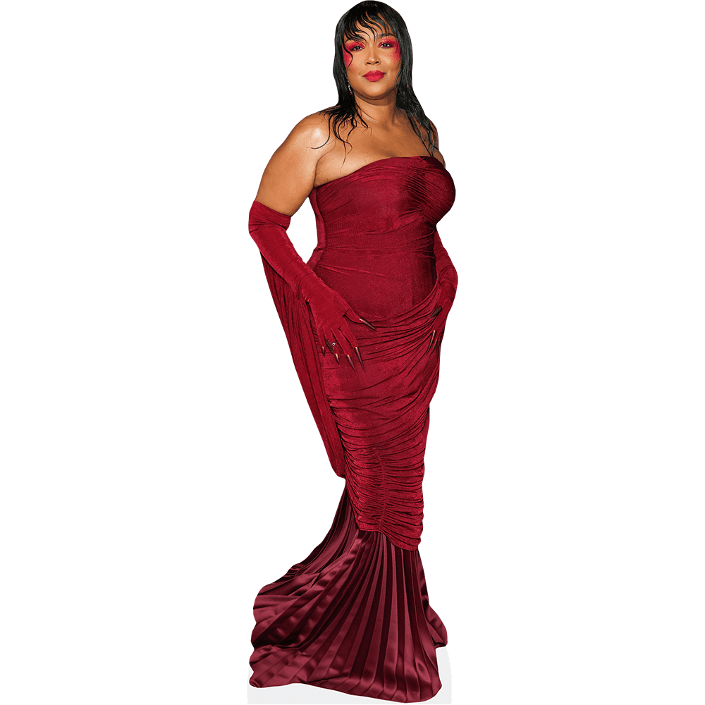 Lizzo (Red Dress) Mini Size Cutout. Standee. - Walmart.com
