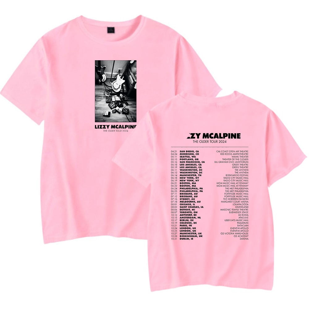 Lizzy McAlpine Tour T-Shirts Merch Women Clothes Trend Casual Short ...