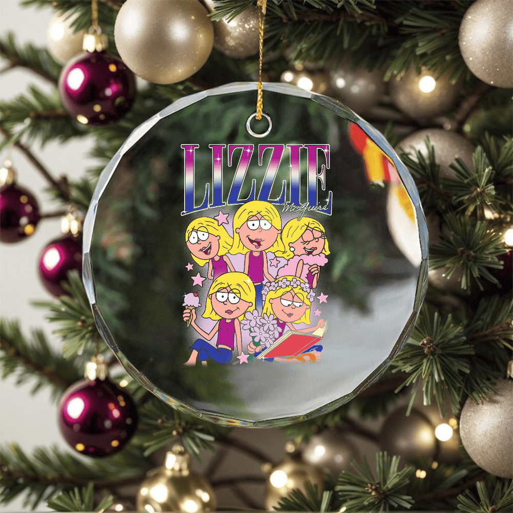Lizzy Mcguire Lizzie 90s Style Collage Big Logo Ornament, Hanging Decor ...
