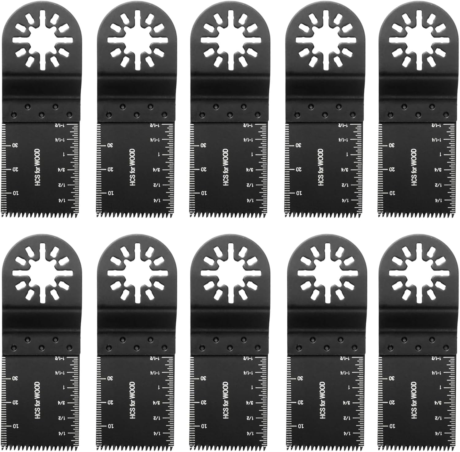 Ljia 10Pcs Oscillating Saw Blades, Oscillating Multitool Blades for ...