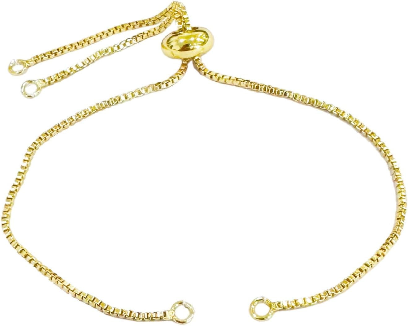 Ljia 10pcs 24cm Adjustable Slider Bracelets 304 Stainless Steel Slider ...