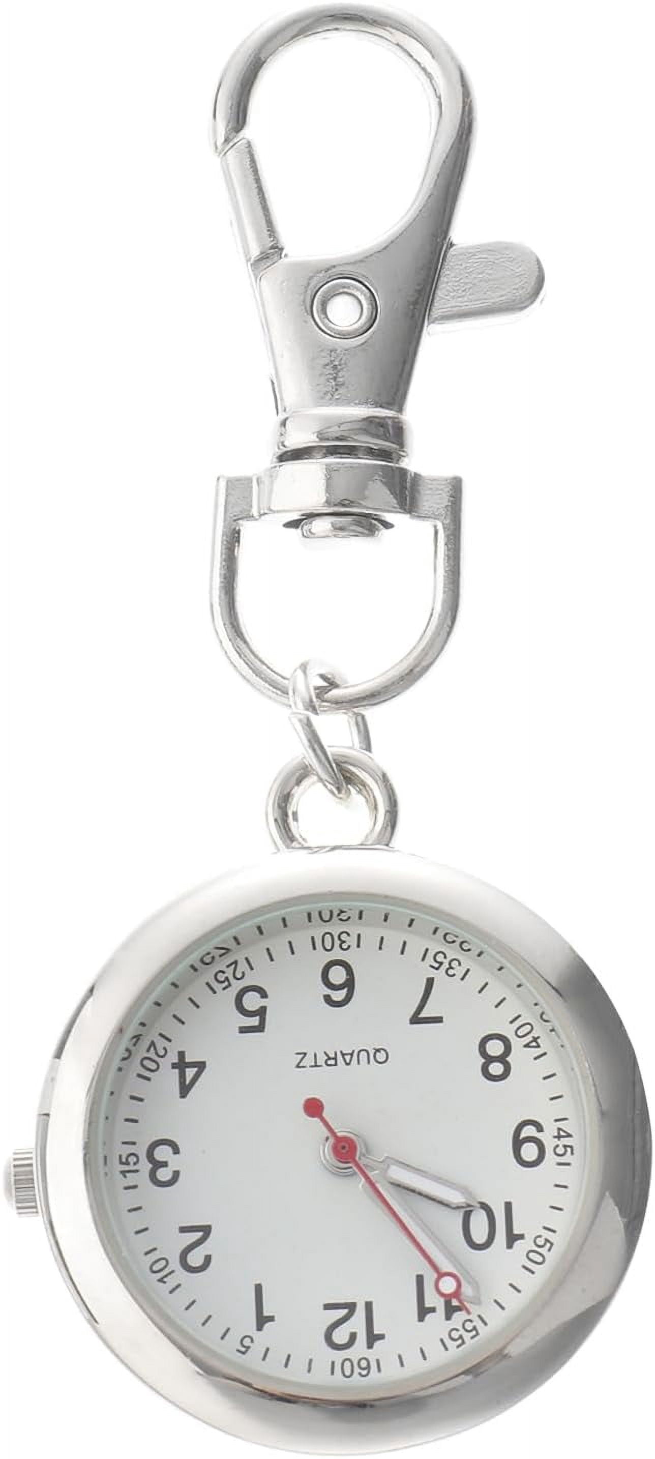 Ljia 1pc Casual Pocket Watch Nurse Watch Clip On Watch Portable Nursing ...