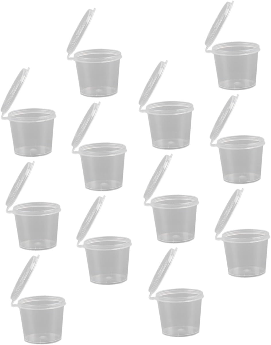 Ljia 200 Pcs Disposable Plastic Sauce Storage Cups Pp Material ...