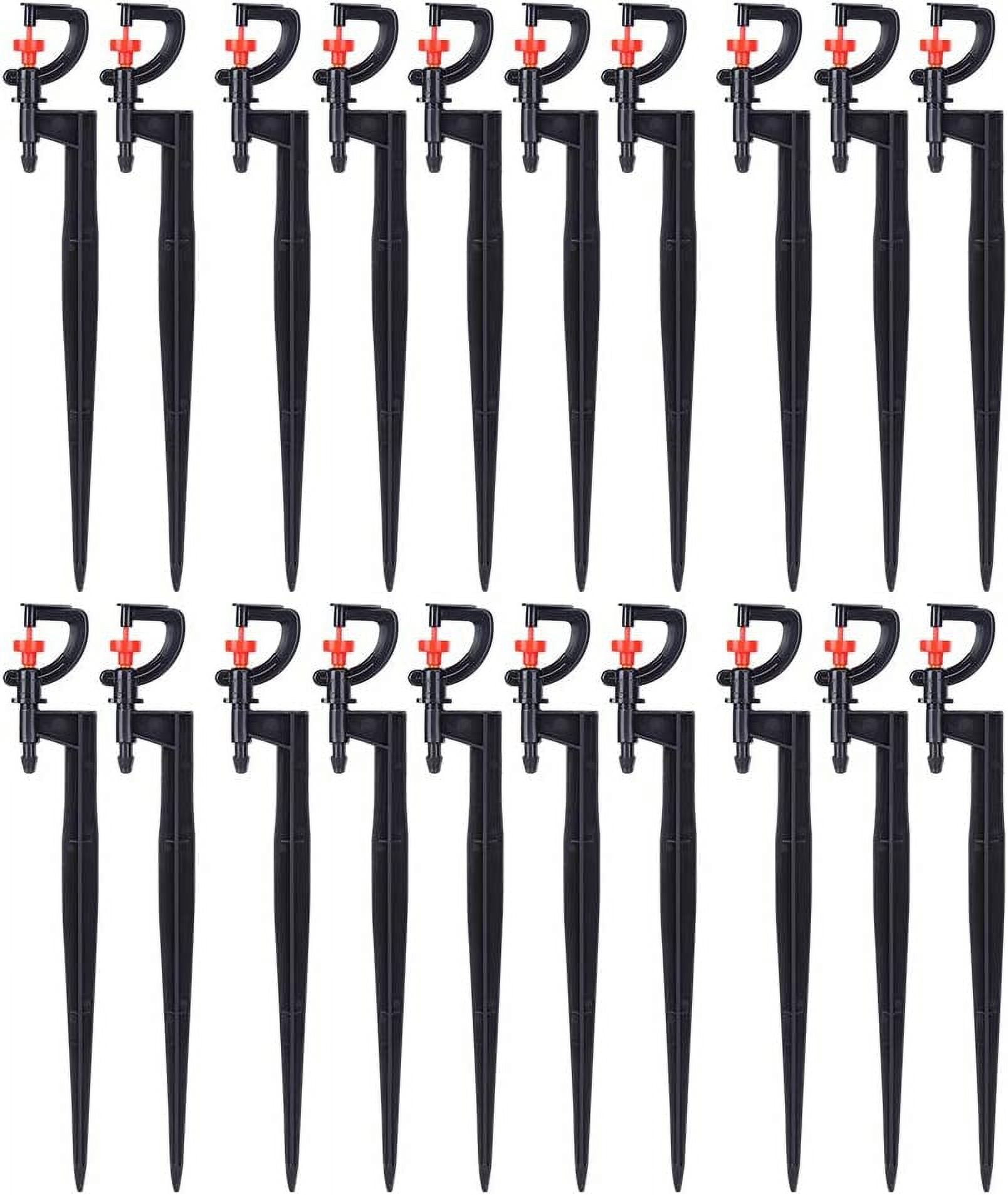 Ljia 20PCS Drip Irrigation Emitters G Type 360 Degree Rotation ...