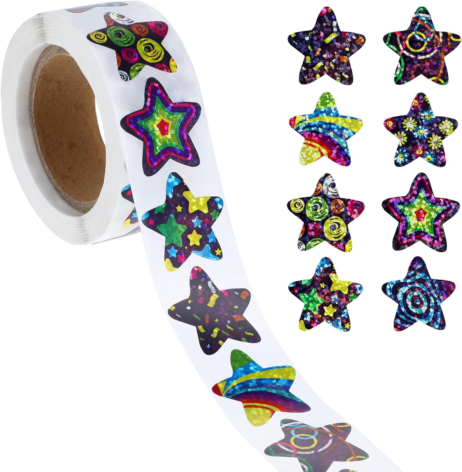 Ljia 500PCs Star Stickers Space Star Stickers for Kids Reward Self ...