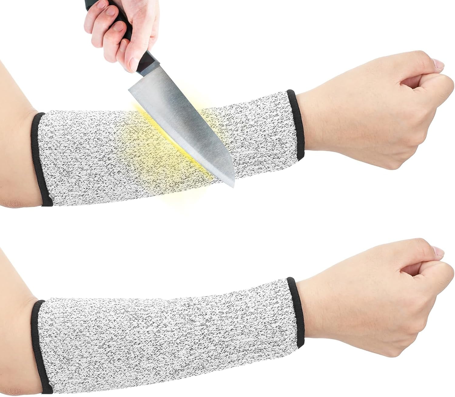 Ljia Arm Protection Sleeves Level 5 Cut Resistant Sleeves Arm ...