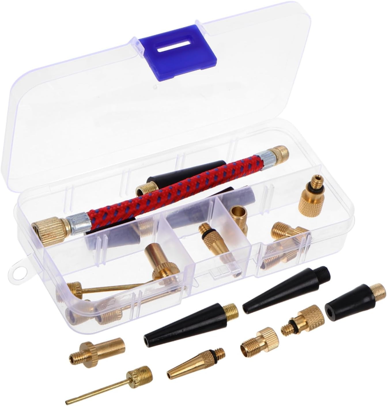 Ljia Bicycle Valve Adapter Kit Bike Tire Inflation Adapter for Schrader ...