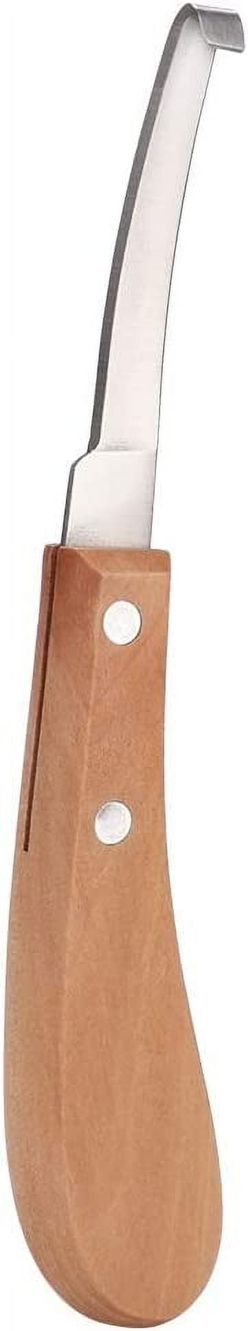 Gaow Hoof Knife with Wooden Handle, Super Sharp Hoof Knife, Carbon ...