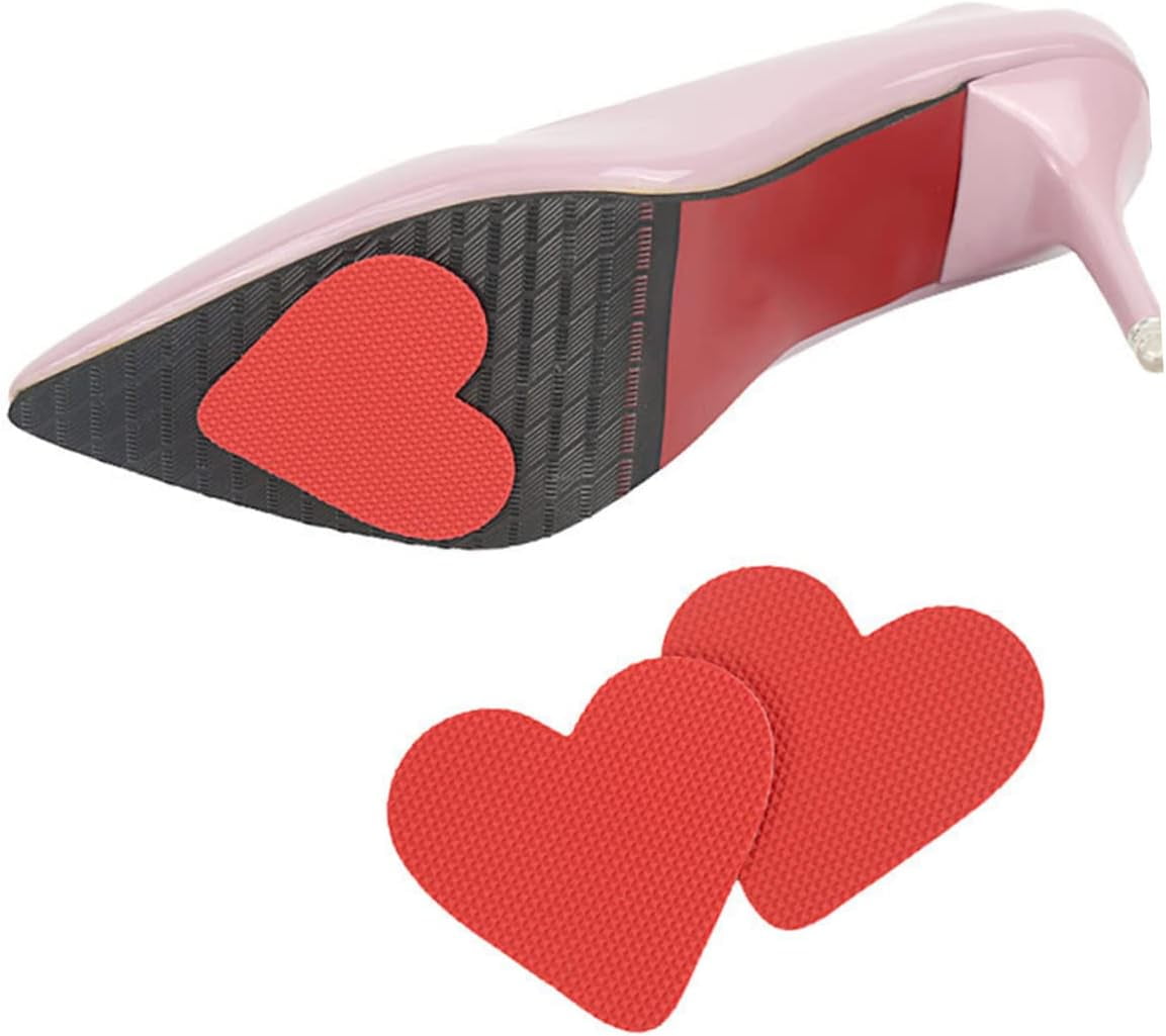 Ljia Love Shaped Sole Protectors Stickers for High Heels Sole Men Non ...
