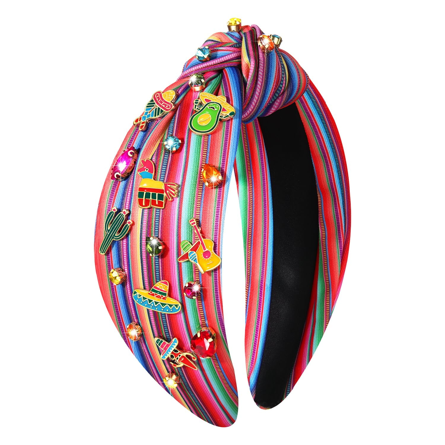 Ljia Mexican Headband for Women Cinco De Mayo Fiesta Pianata Chili ...
