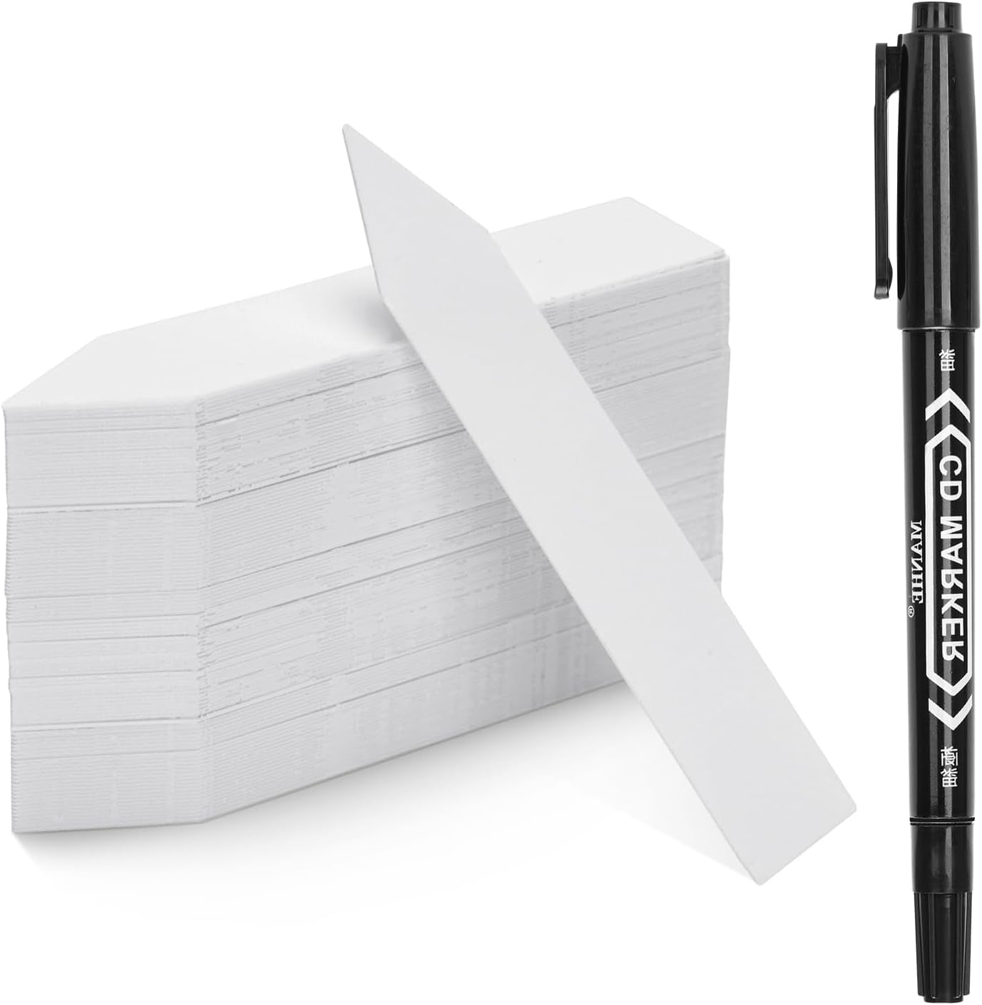 Ljia Plant Labels,Plastic Plant Labels 4 Inch,Plant Tags,100 Pcs Nursery Garden Labels Plant ...