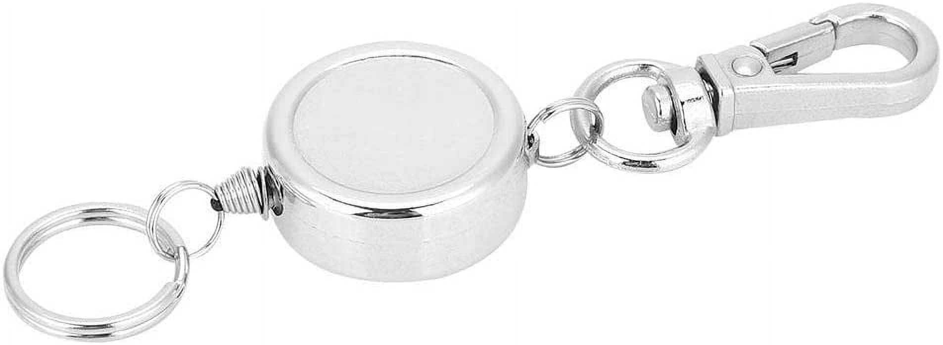 Ljia Retractable Key Chain Locking Key Holder for Office Staff Students ...